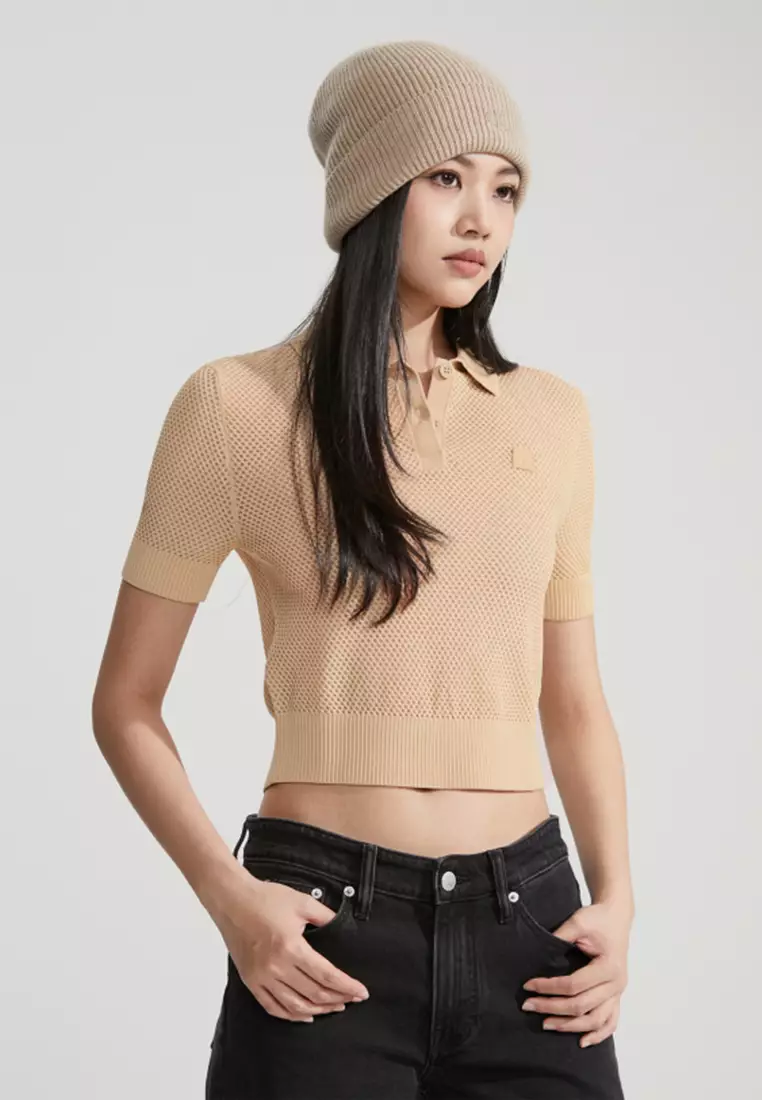 Buy Calvin Klein CKJ Knit Tops Brown 2024 Online | ZALORA Philippines