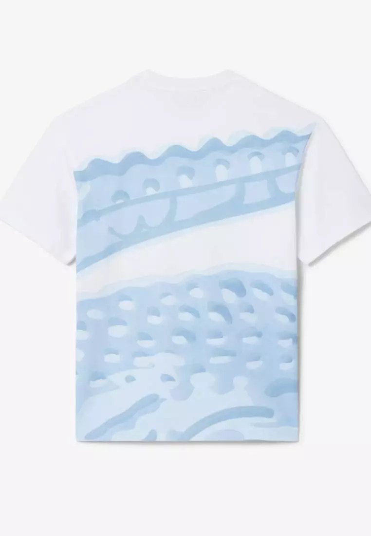 Buy Lacoste Printed Cotton T-shirt 2026 Online | ZALORA