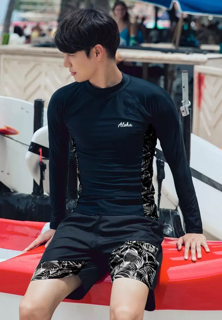 Buy LYCKA LLL3026 Korean Style Men Rash Guard 3-Pieces Set Multi 2025 ...