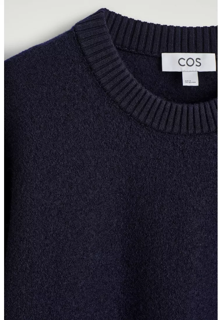 Buy COS BOILED-WOOL CREW-NECK JUMPER Online | ZALORA Malaysia