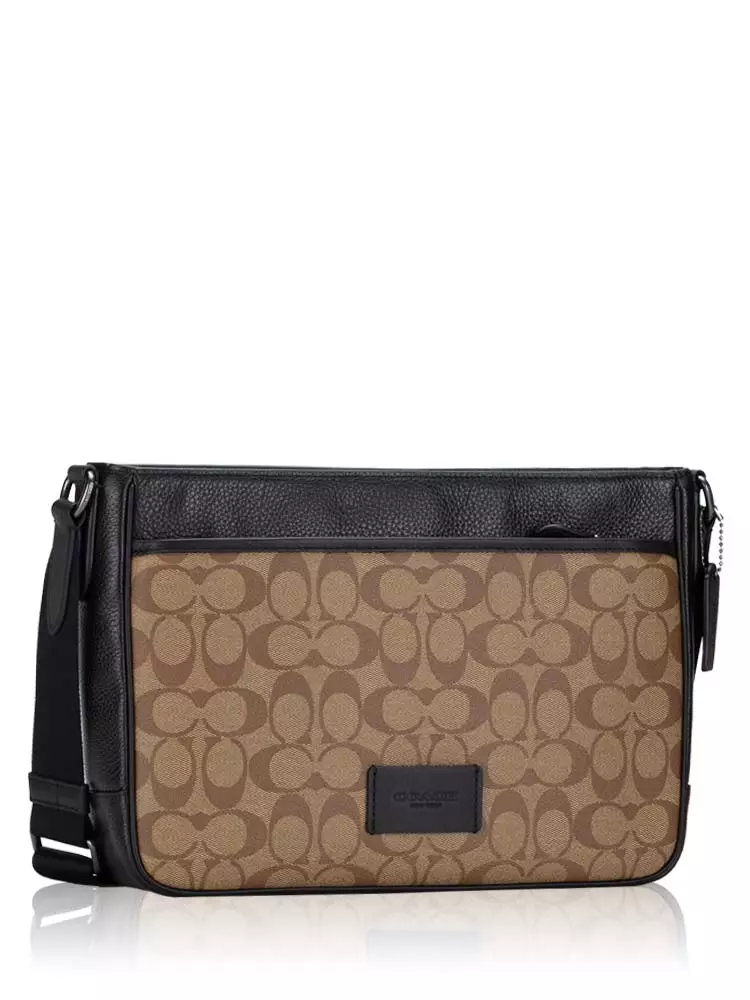 Jual Coach CH078 Signature Colorblock District Crossbody Original 2025 ...