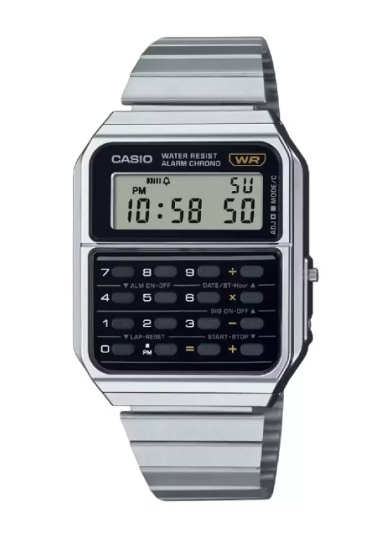 Jual CASIO CASIO CA-500WE-1ADF STAINLESS STEEL CALCULATOR Original 2025 ...