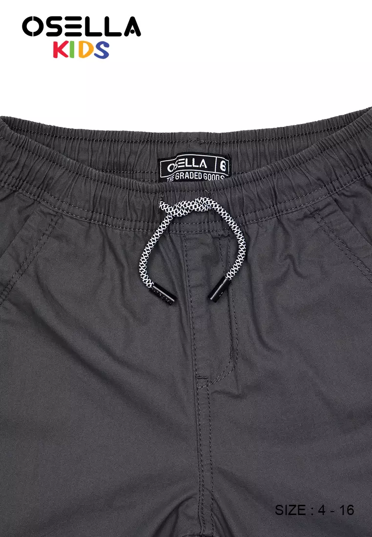 Jual Osella Kids OSELLA BASIC REGULAR CHINOS IN DARK BLUE GREY Original 2025 | ZALORA Indonesia