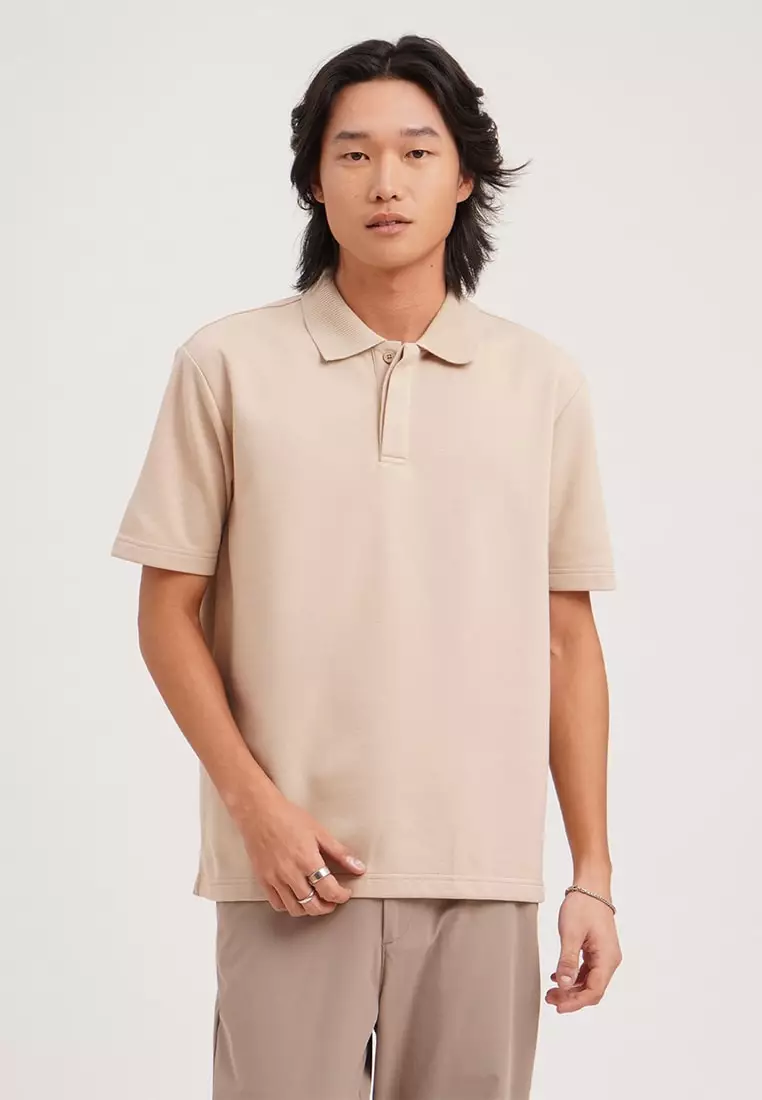 線上選購 Penshoppe Dress Code Relaxed Fit Polo With Concealed Placket ...