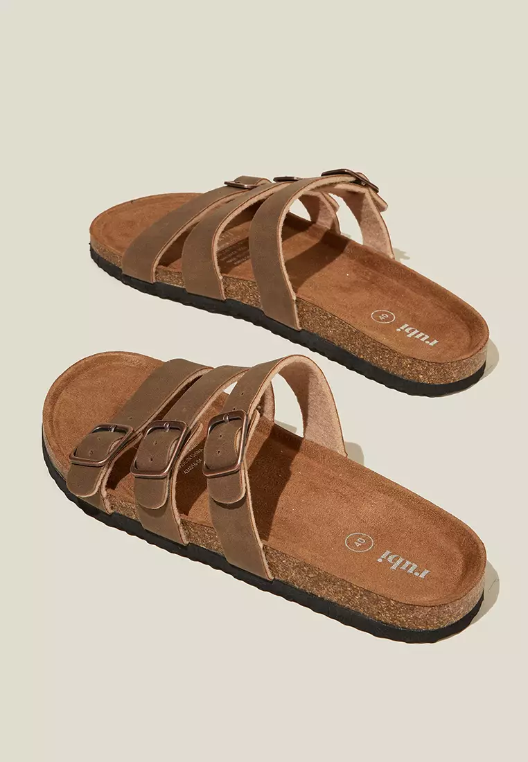 Buy Rubi Rex Triple Strap Slide Sandals 2025 Online | ZALORA Philippines