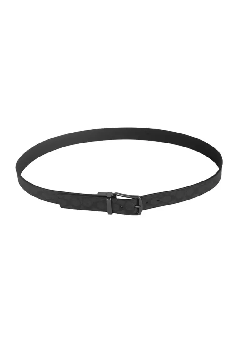 網上選購 Coach 男士腰帶禮盒黑灰色CW351 2025 系列 | ZALORA香港