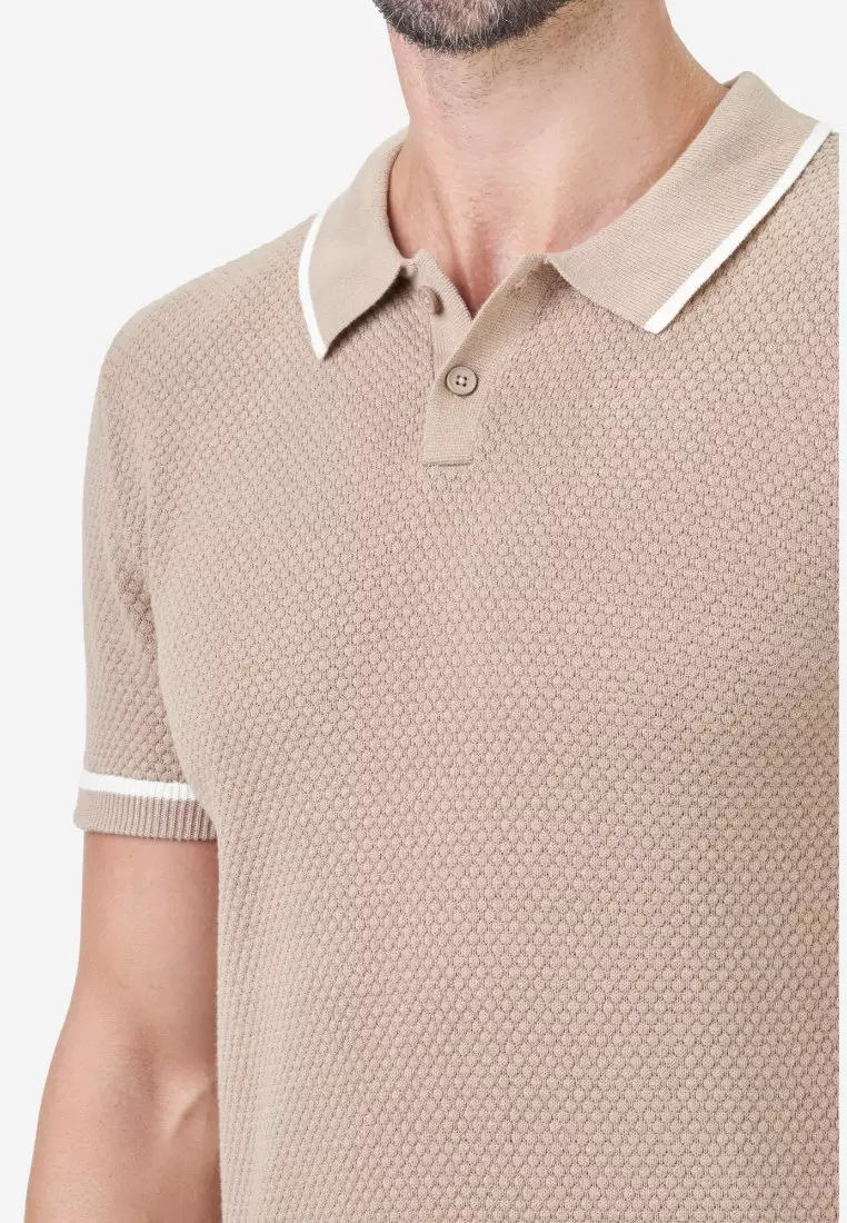 Buy Valentino Rudy Valentino Rudy Italy Men's Knit Polo Shirt 048430 ...