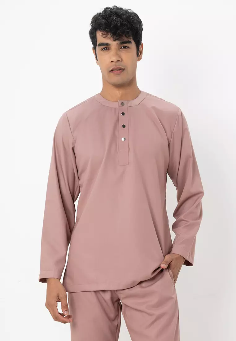 Buy FIDELIO JASPAR Modern Baju Melayu Nehru Collar Online | ZALORA Malaysia