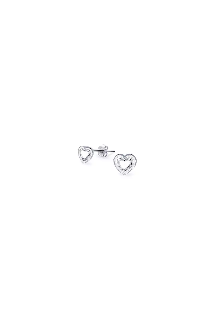 Buy MJ Jewellery MJ Jewellery 925 Sterling Silver Love Earrings SS128 ...