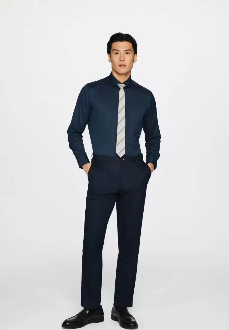 Buy G2000 Ultra Soft Multi Way Stretch Pattern Formal Pants 2024 Online ...