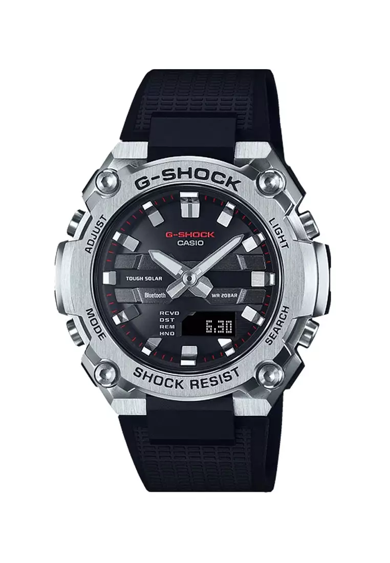 Jual G-Shock Casio G-SHOCK Jam Tangan Pria - Black Silver - Resin - GST ...