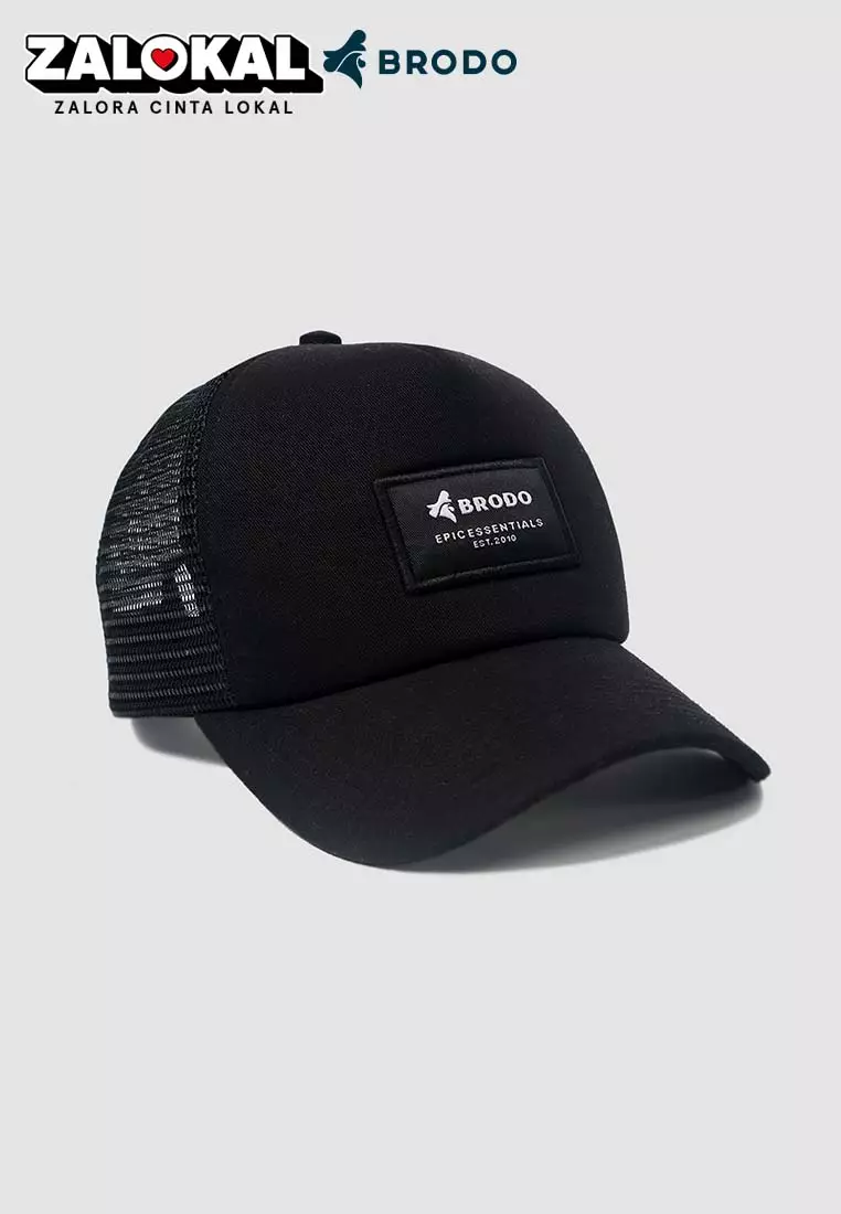Jual Brodo BRODO - Topi Carro Trucker Black Original 2025 | ZALORA ...