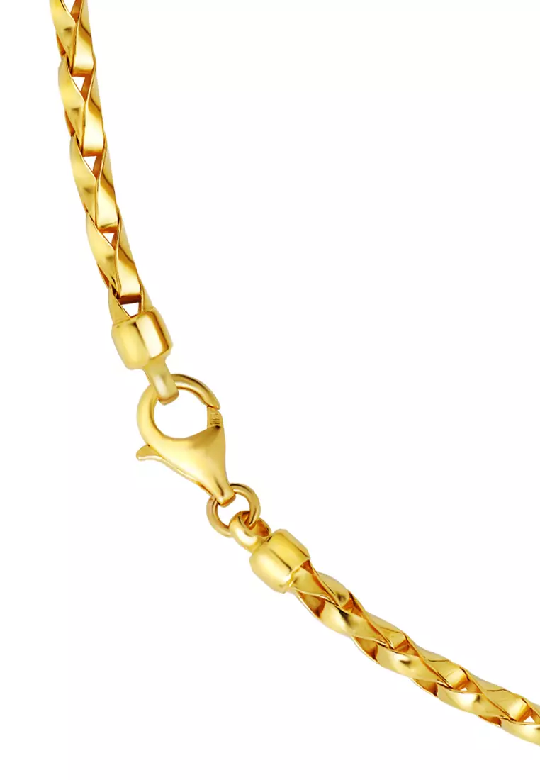 Buy TOMEI TOMEI Elegant Twisted Necklace, Yellow Gold 916 2026 Online ...