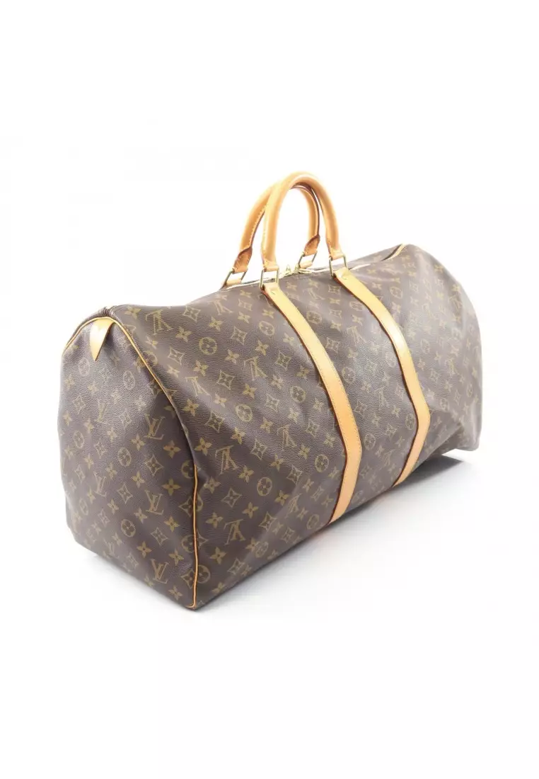 Buy Louis Vuitton Pre-Loved Louis Vuitton Keepall 55 monogram Boston ...