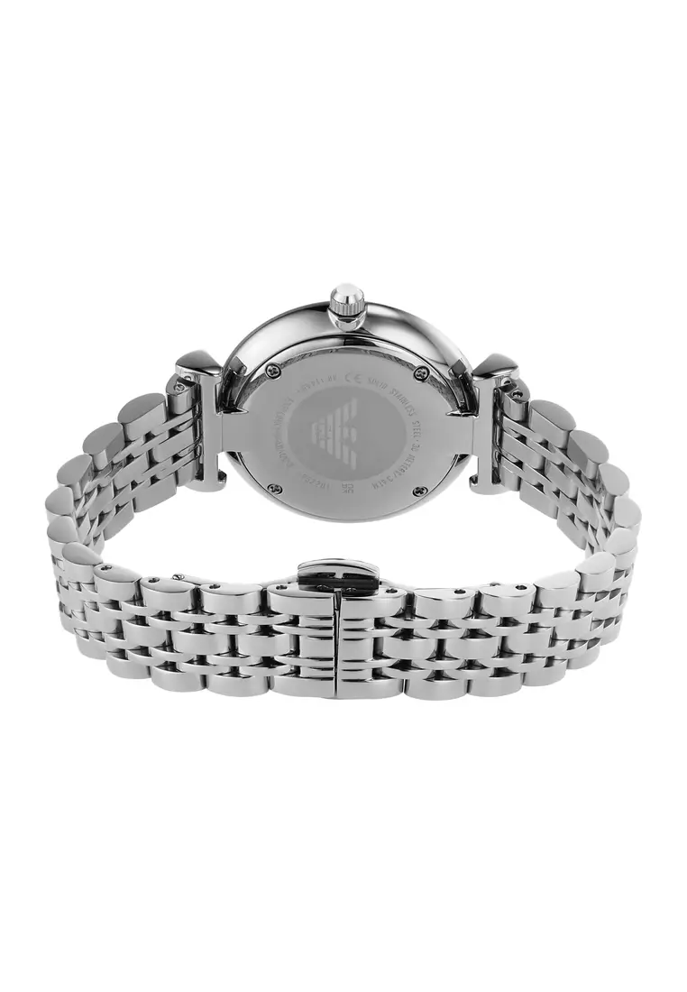 Buy Emporio Armani Emporio Armani Female's Gianni T-Bar silver ...