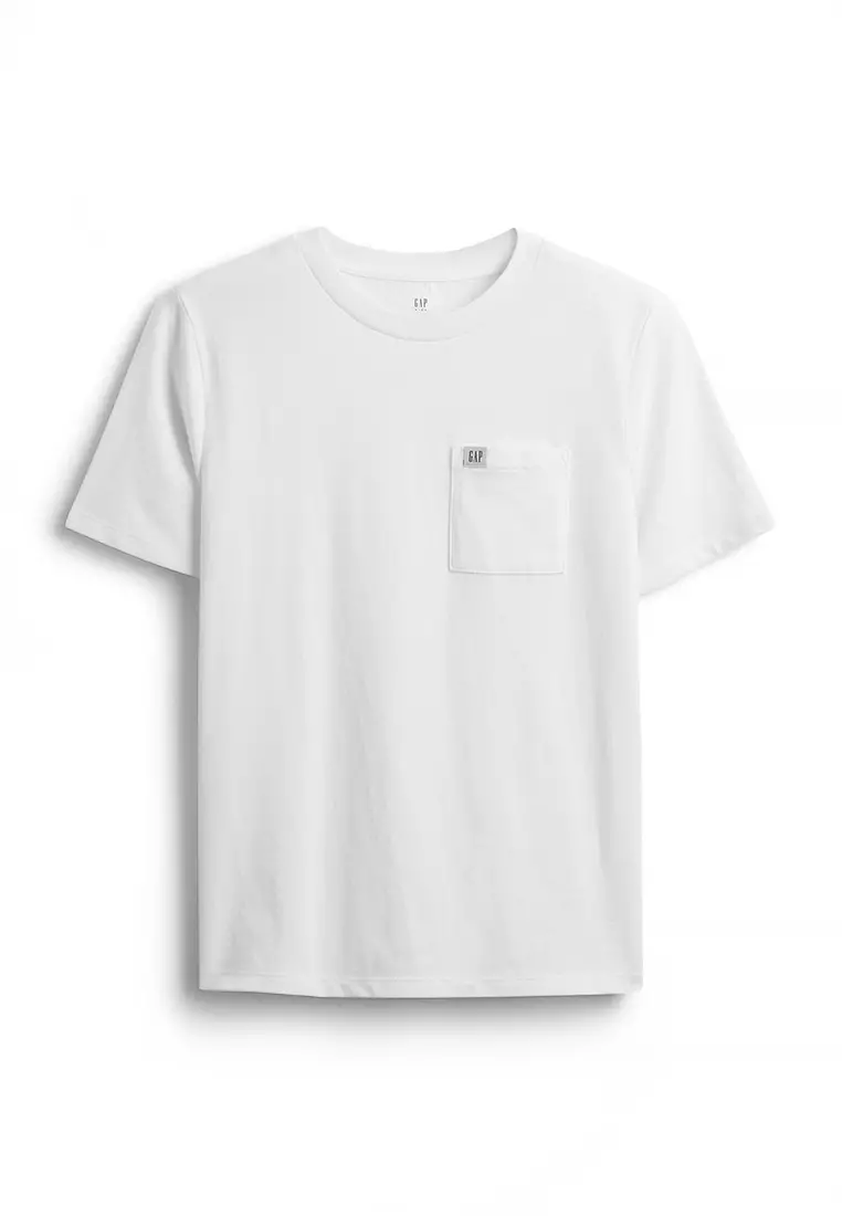 Buy GAP French Original Logo Pocket Tee 2026 Online | ZALORA