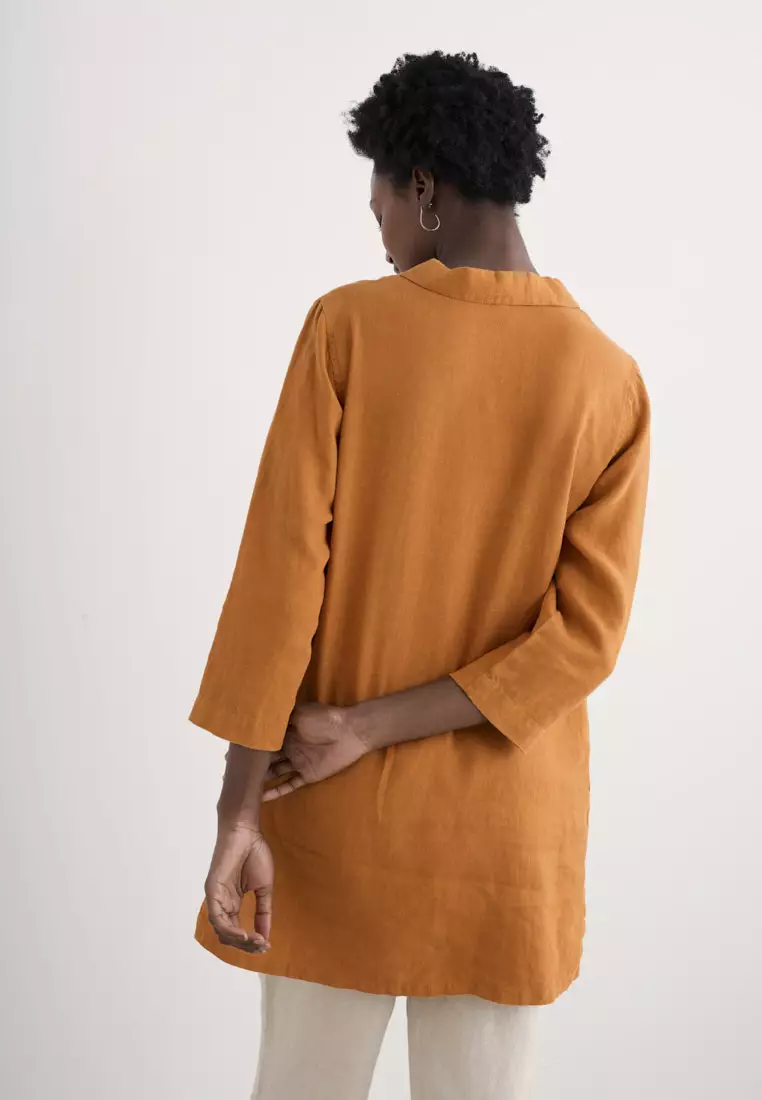 Buy Seasalt Cornwall Seasalt Cornwall Yellow Tide Clock 3/4 Sleeve ...