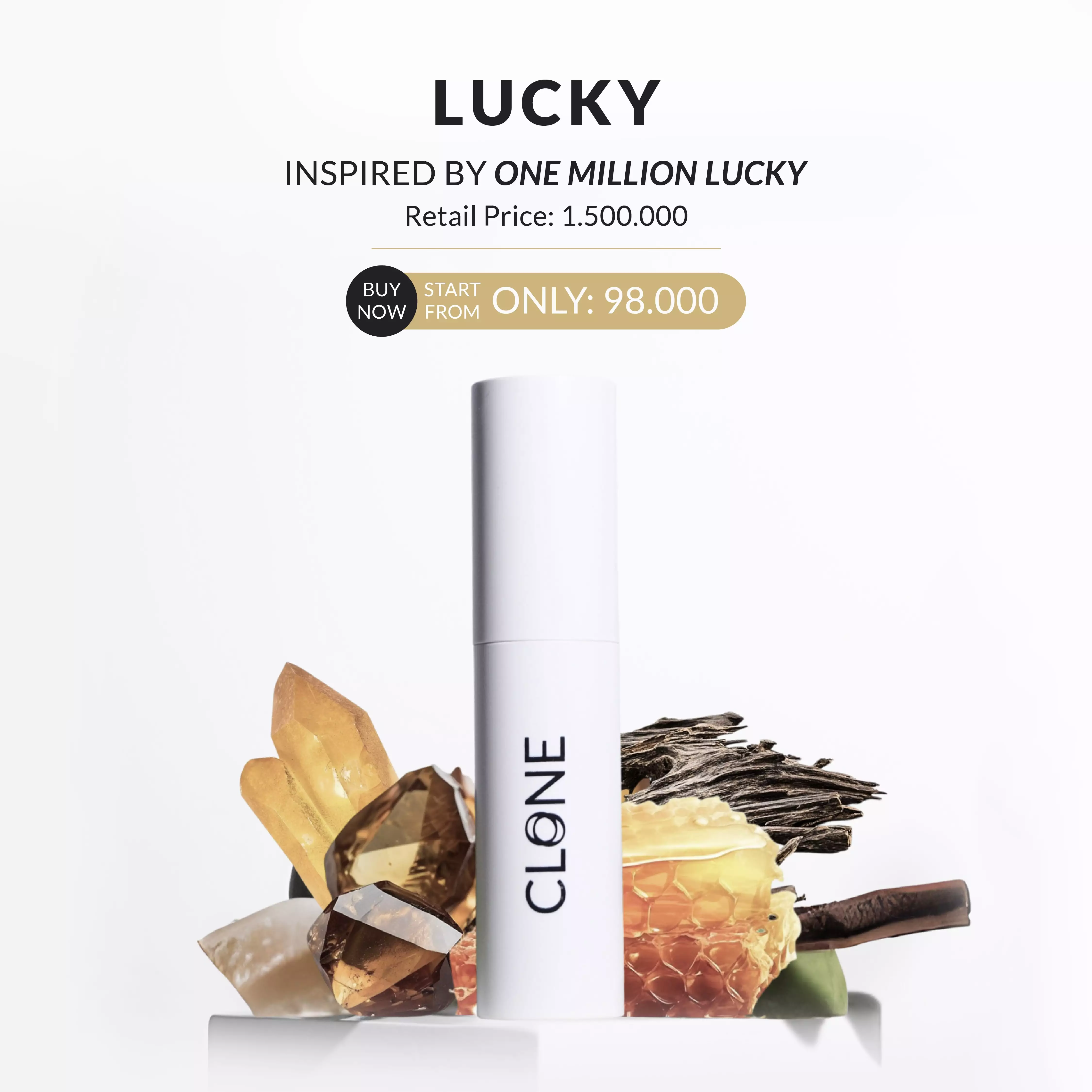 Jual Clone Clone Lucky EDP (Inspired By 1 Million Lucky) - 10 ML ...