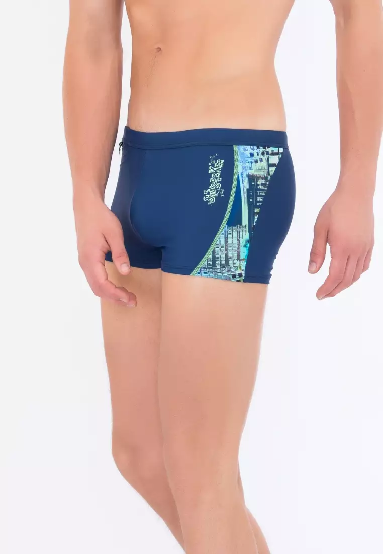 Buy Sunseeker Men Blue Pattern Swim Shorts 2025 Online | ZALORA