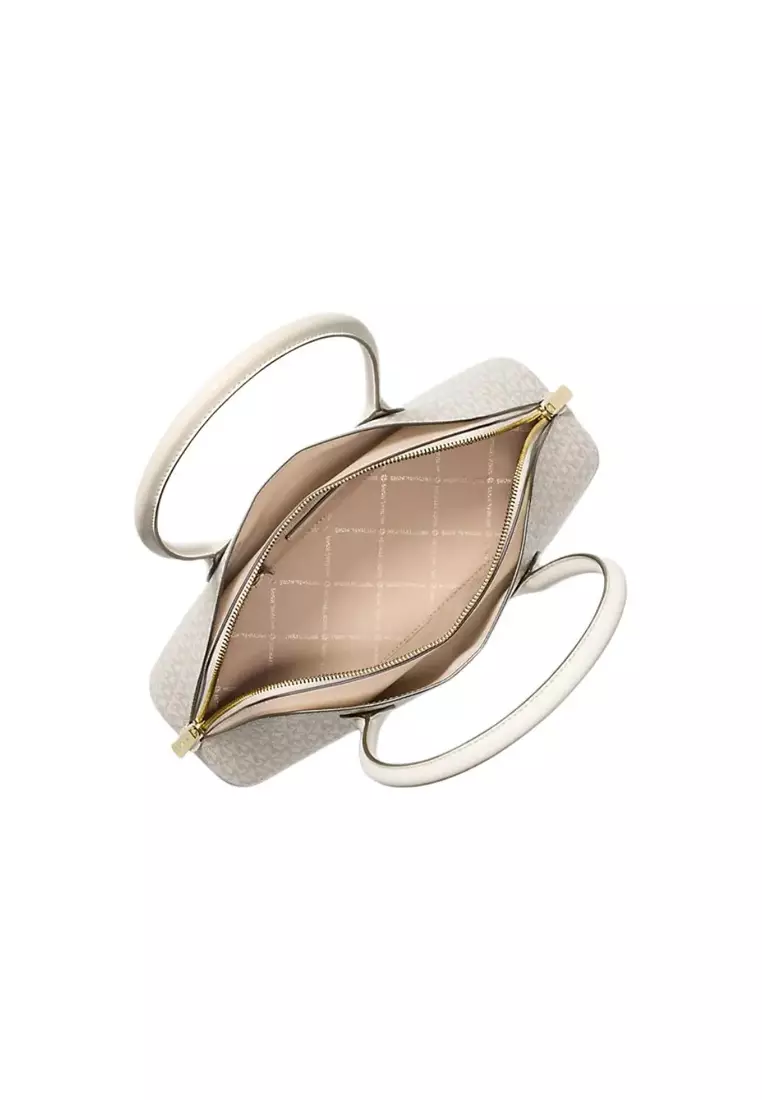 Buy MICHAEL KORS Petra Ladies' Shoulder Bag in Light Cream Color ...