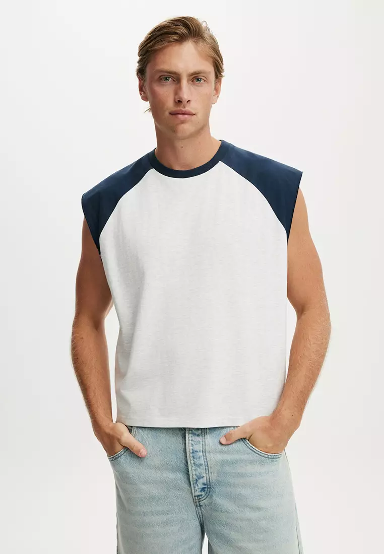 Buy Cotton On Cropped Fit Muscle Top 2026 Online | ZALORA Philippines