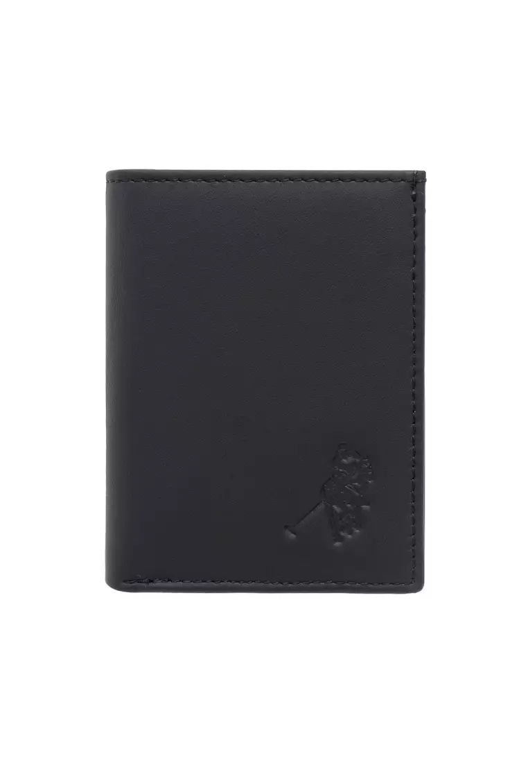 Jual Euro Polo Euro Polo Top Grain Leather Bi-Fold Small Vertical Multi ...