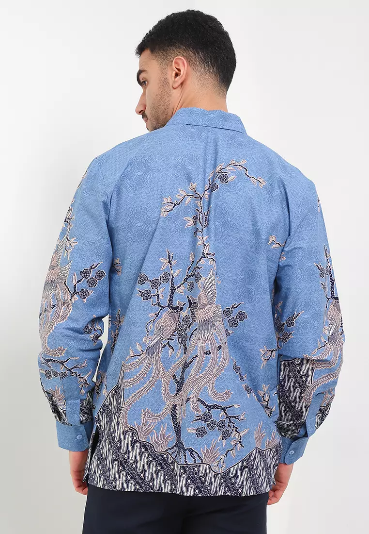 Jual Krisna Batik Marcus Shirt Kemeja Batik Pria Panjang Original 2026 ...