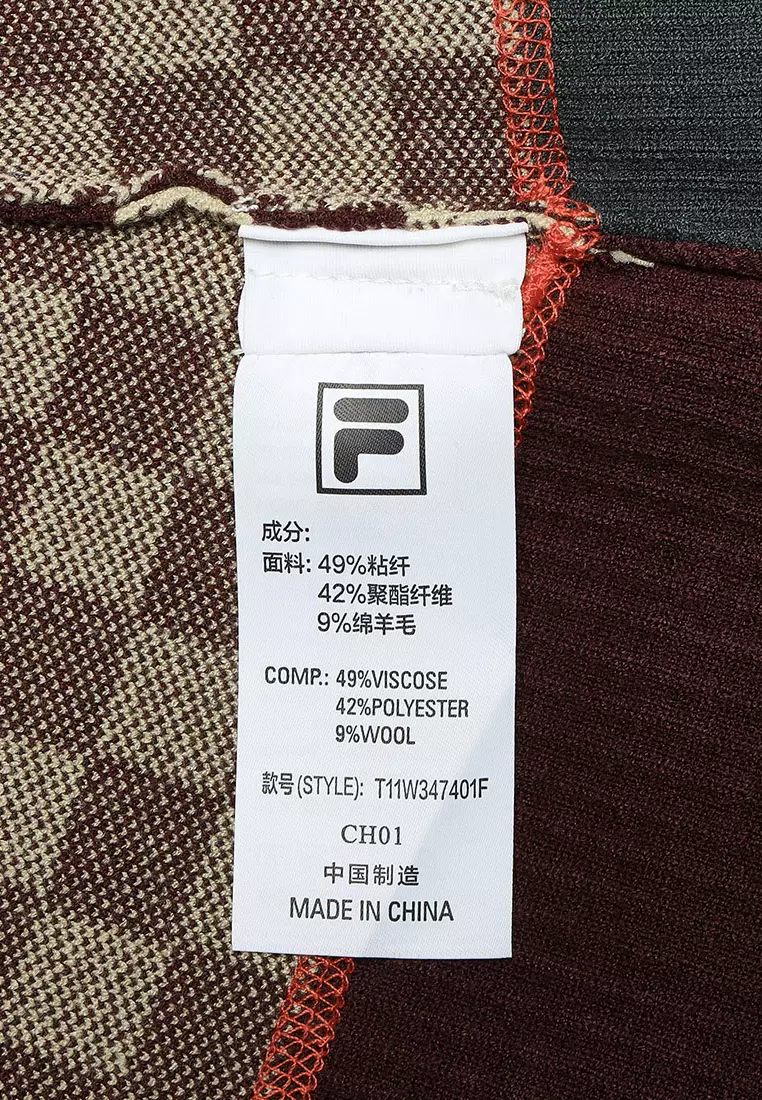 Buy FILA FILA FUSION x FACETASM Women's Knit Sweater in Pink 2025 ...