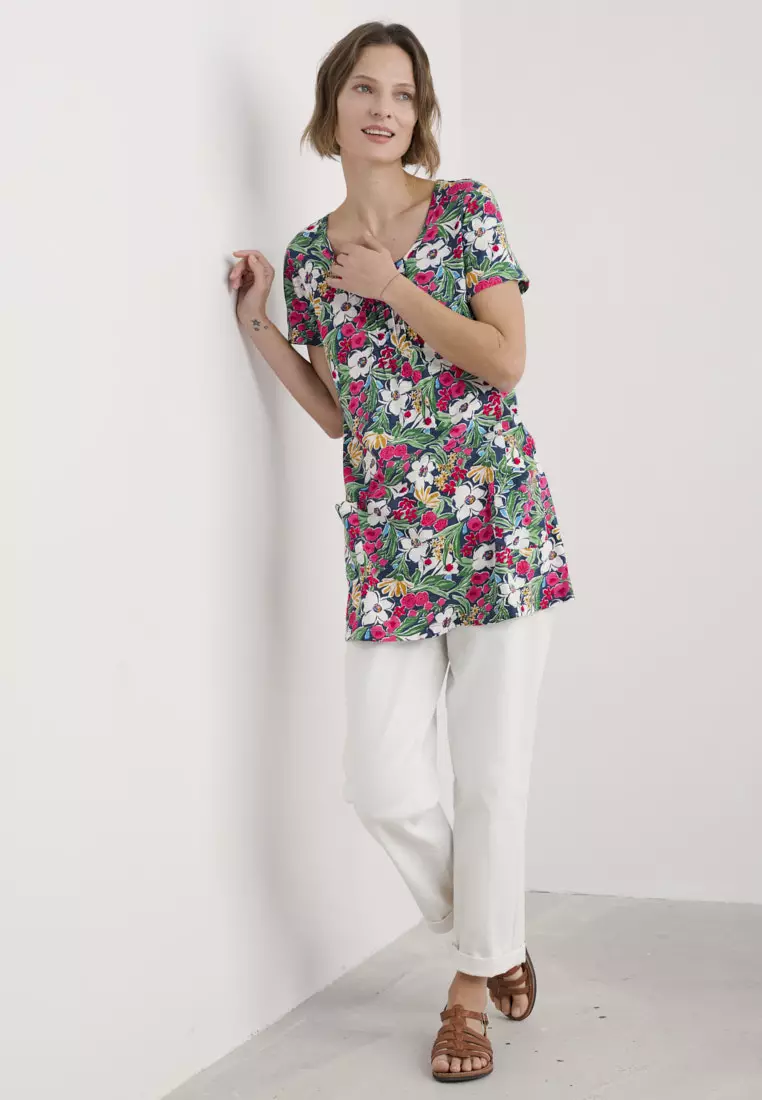 Buy Seasalt Cornwall Seasalt Cornwall Multi Busy Lizzy Short Sleeve ...