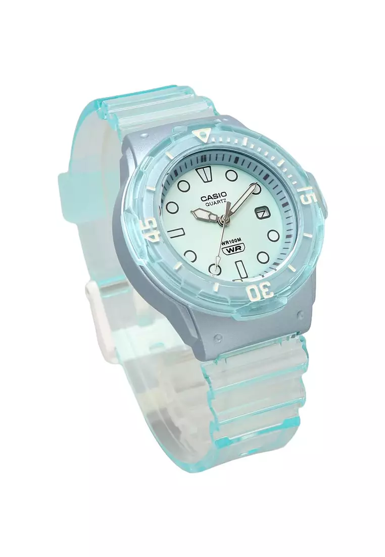 Buy Casio Women Analog Watch LRW-200HS-2EV Blue Resin Strap Online | ZALORA Malaysia