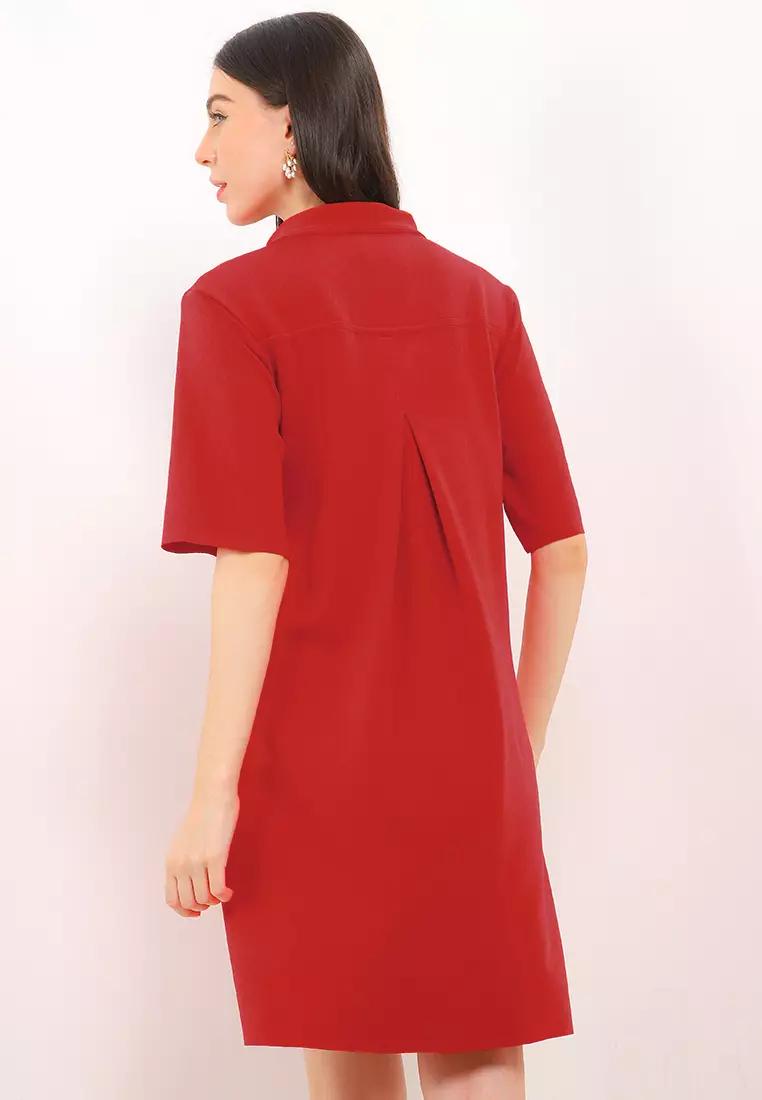 Jual ELLE Unfinished Dress Original 2026 | ZALORA Indonesia