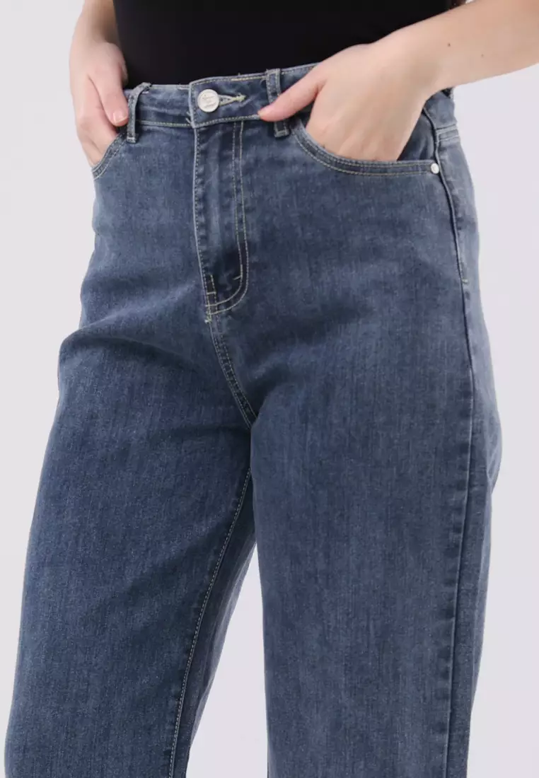 Buy Crissa Wide Leg Jeans 2026 Online | ZALORA Philippines