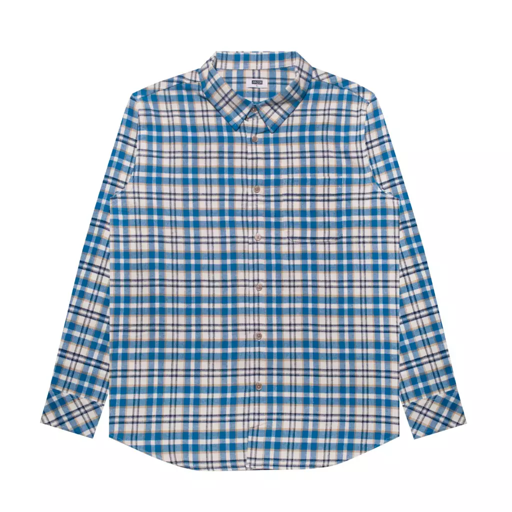 Jual M231 M231 Kemeja Pria Flannel Panjang Biru 0093 Original 2024 ...
