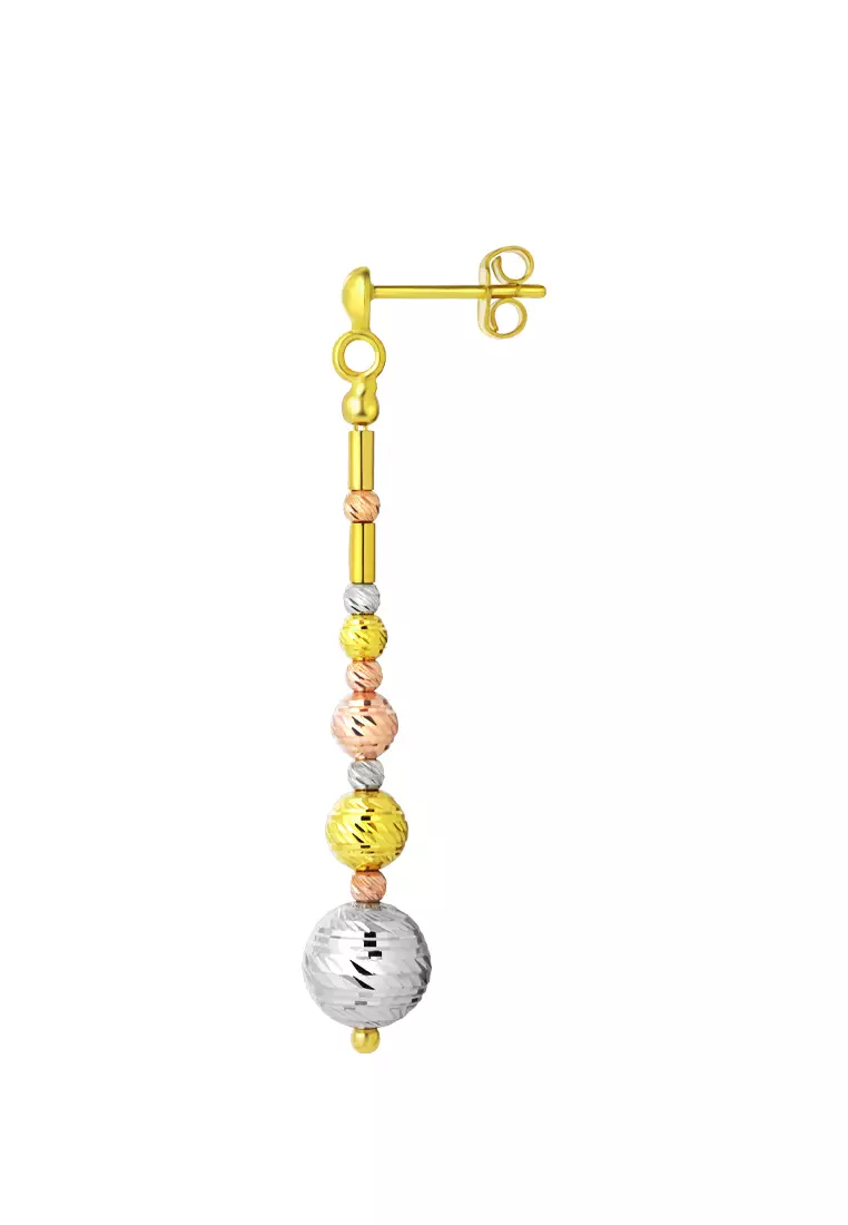 Buy TOMEI TOMEI Lusso Italia Baubles Glam Collection Tri-Tone Earrings ...