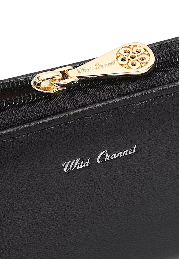 Buy Wild Channel Long Purse -Black Online | ZALORA Malaysia