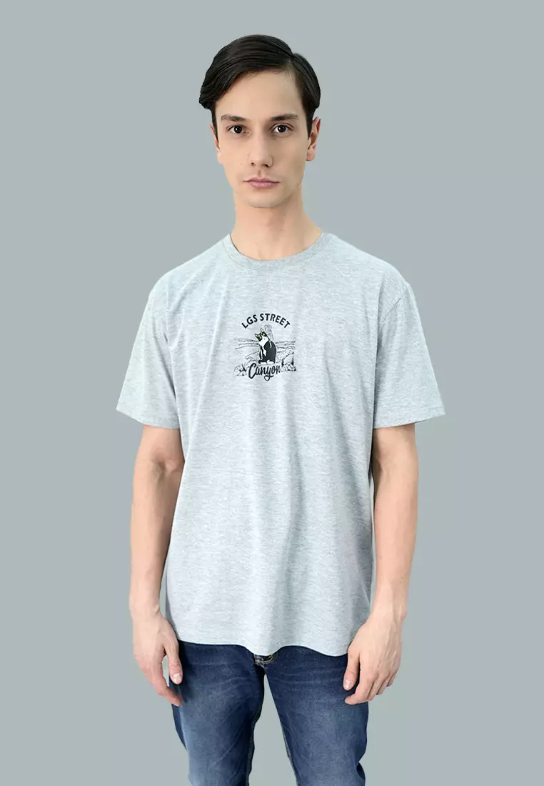 Jual LGS LGS Street - Kaos - Streetwear - Abu - Unisex - ST.30.H092.004.C Original 2024 | ZALORA ...