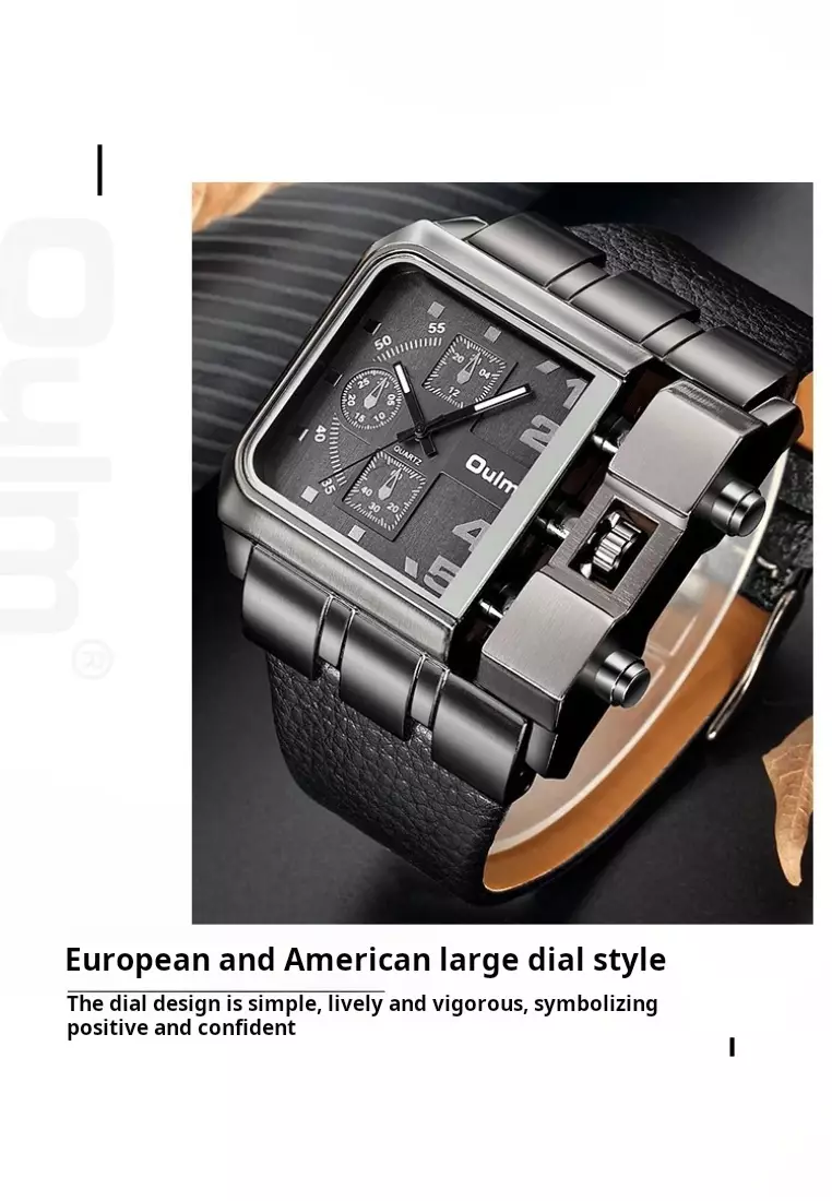 Buy OPCHIC Large Dial Quartz Men's Watch 2025 Online | ZALORA