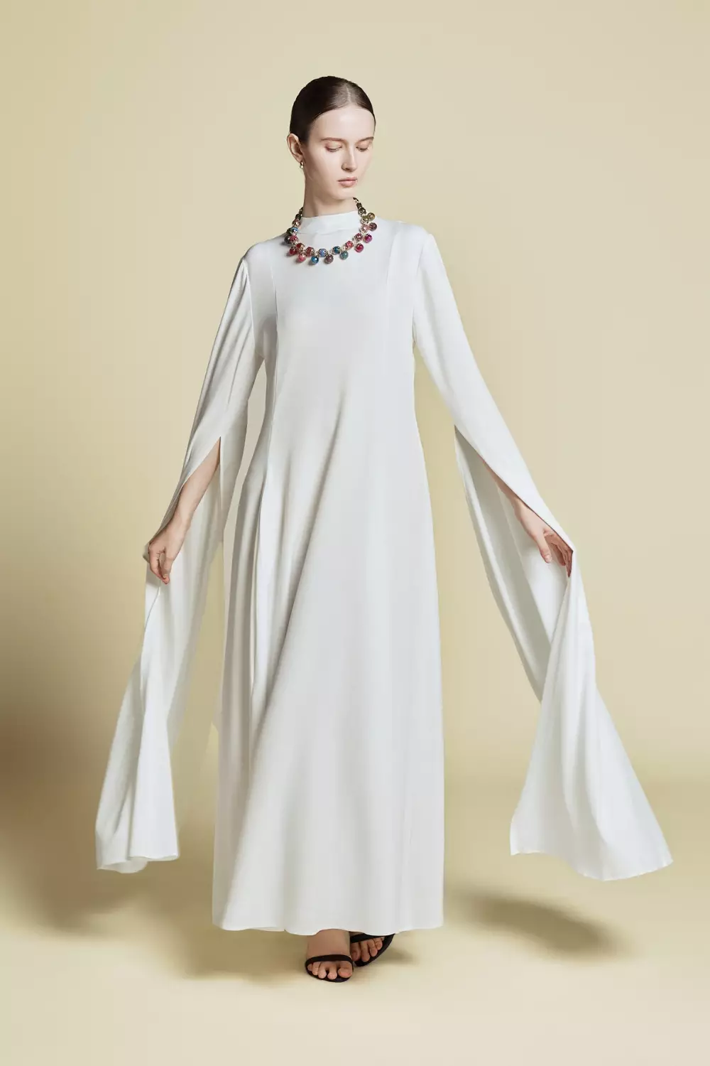 Jual Demure & Co DEMURE&CO - Demure Long Sleeve Royale Kaftan Dress ...