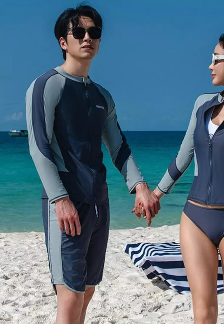 Buy LYCKA LLL3074 Korean Style Men Rash Guard 3-Pieces Set Multi 2025 ...