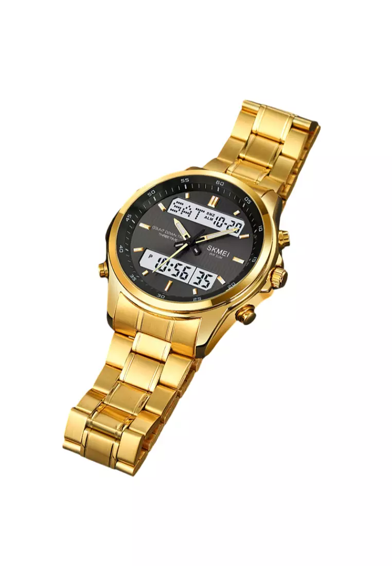 Buy OPCHIC Dual Display Waterproof Electronic Quartz Watch 2025 Online ...