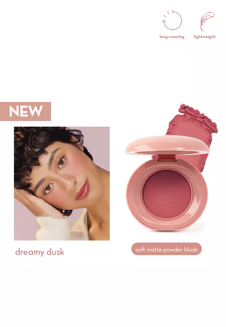 Buy Happy Skin Second Skin Soft Matte Powder Blush in Dreamy Dusk 2024 ...