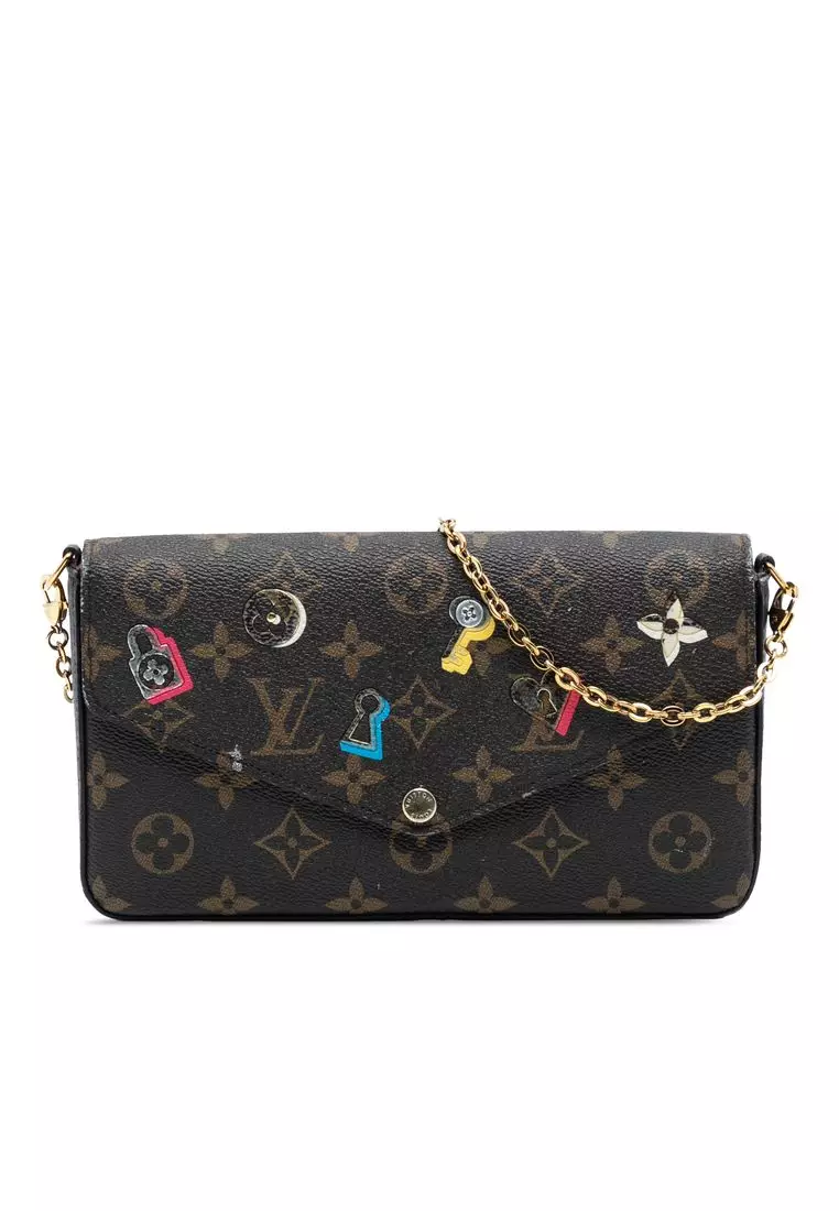 Buy Louis Vuitton Pre-Loved Louis Vuitton Monogram Love Lock Pochette ...