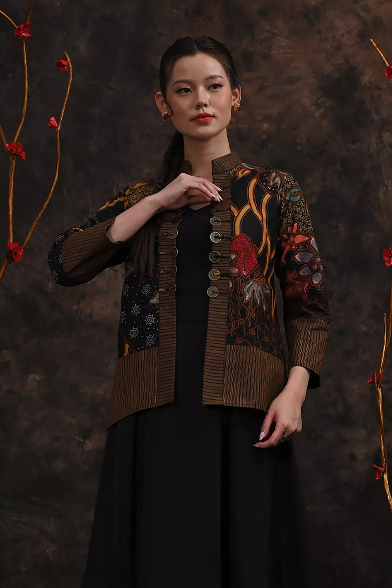 Jual Nona Rara Batik NONA RARA - Jenny Encim T3177, Outer Batik Casual ...