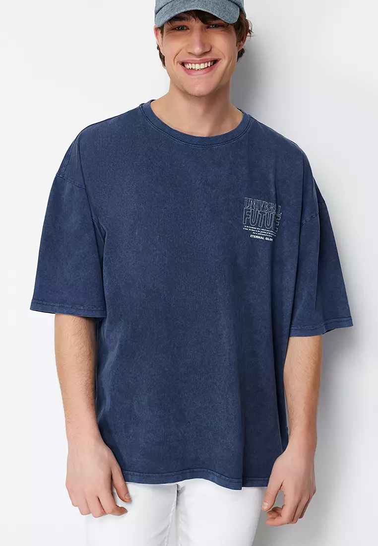 Buy Trendyol Oversized Graphic T-Shirt Online | ZALORA Malaysia
