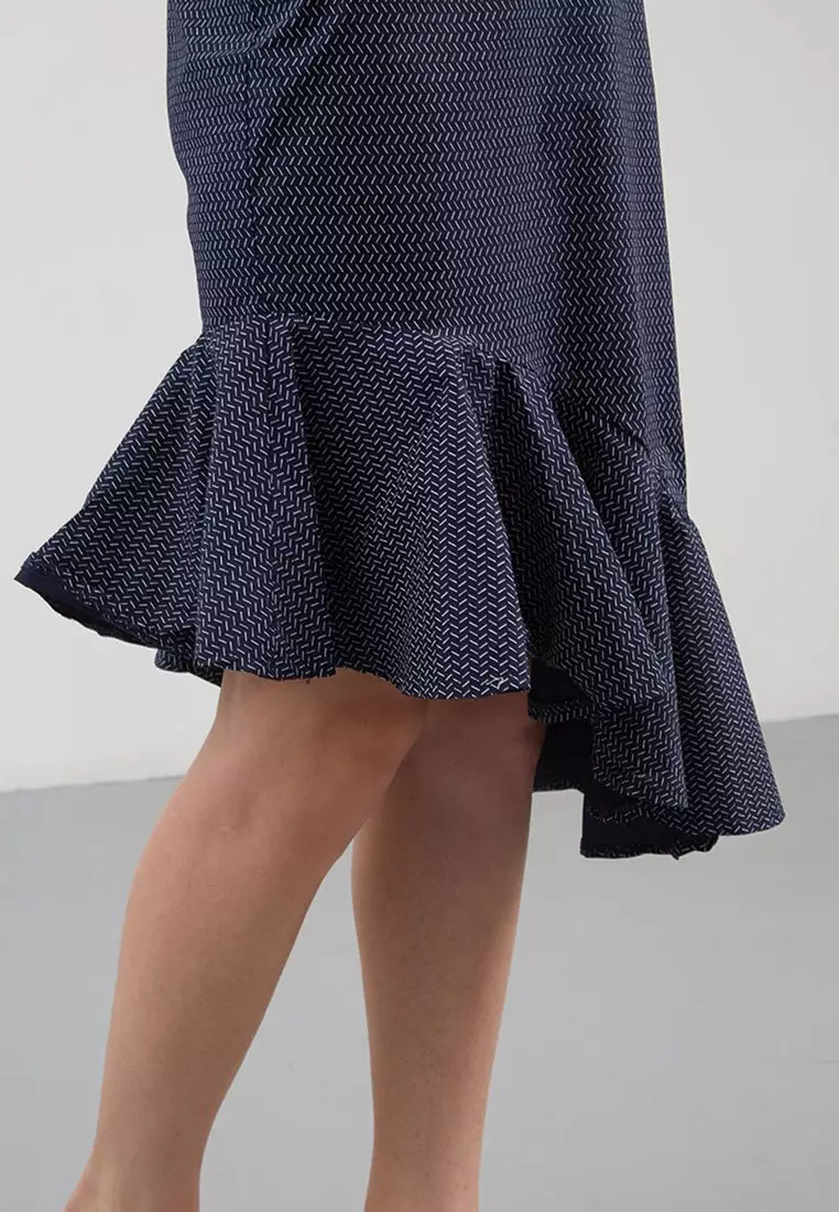 Berrybenka Efa Asymmetrical Flare Skirt 2024 | Buy Berrybenka Online ...