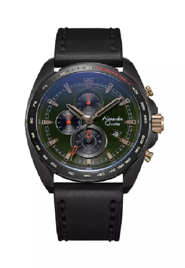 Jual Alexandre Christie Alexandre Christie Men AC 6652 MC LGBGN Leather ...