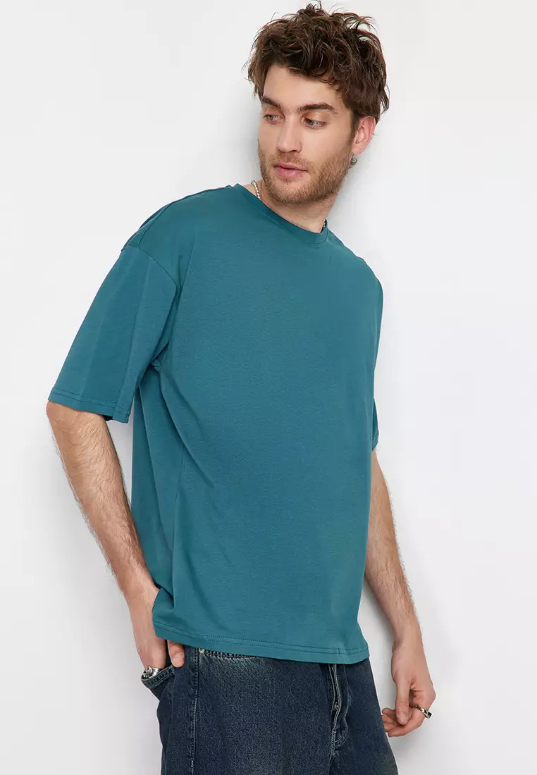 Buy Trendyol Basic Tee Online | ZALORA Malaysia