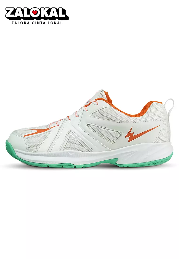Jual Eagle Eagle Sepatu Badminton Vanquish - PUTIH/TOSCA/ORANYE Original 2024 | ZALORA Indonesia
