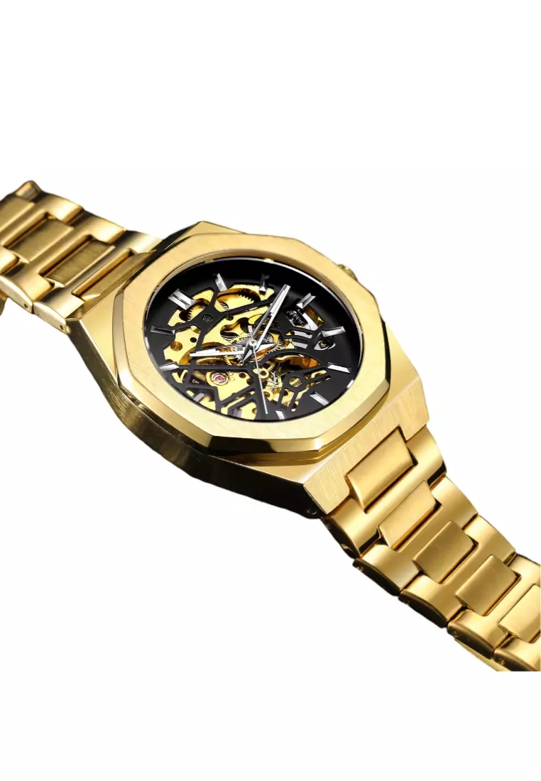 Buy OPCHIC Men's Fashion Skeleton Automatic Mechanical Watch 2025 ...