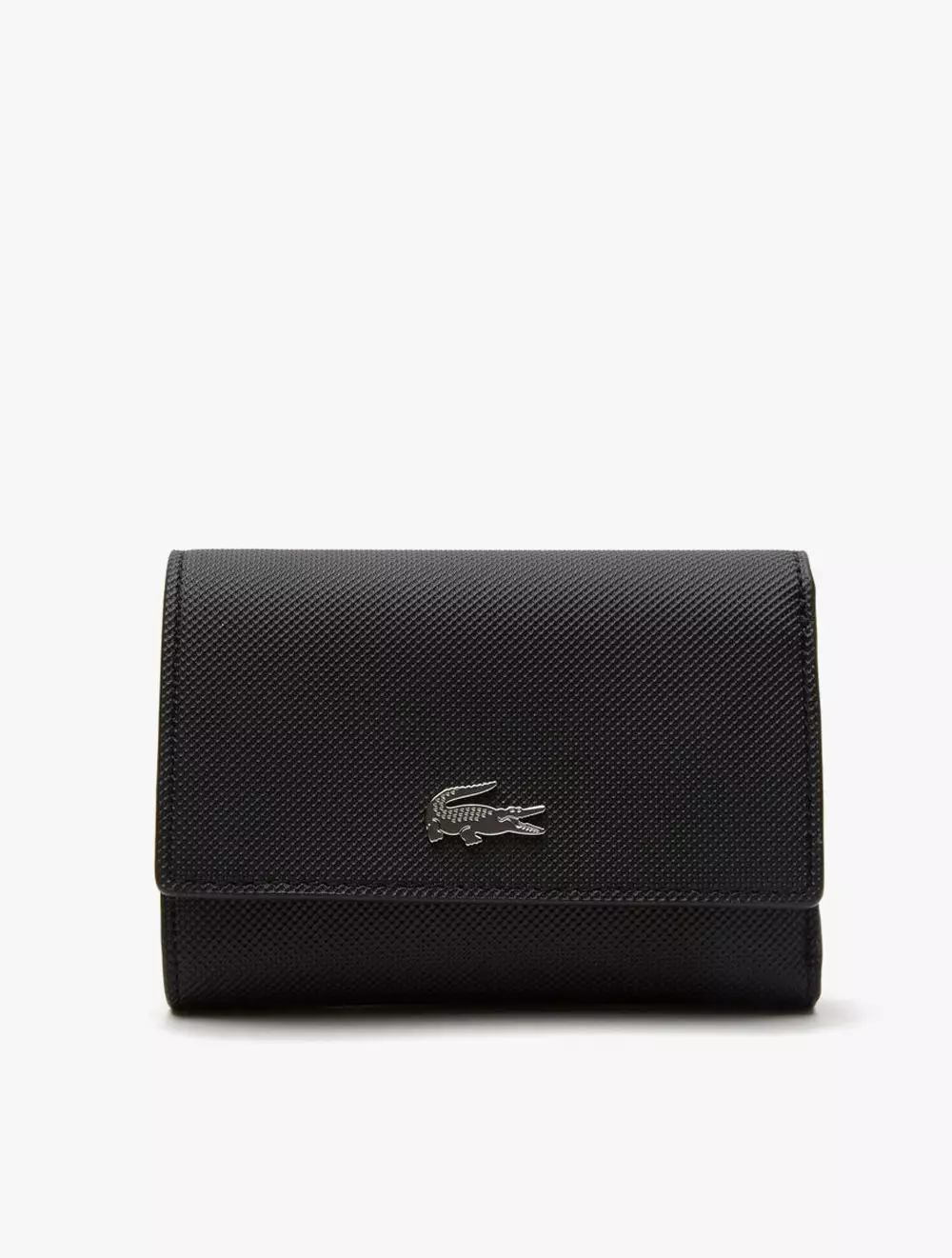 Jual Lacoste Women’s Lacoste Anna Snap Front Wallet - Black Original ...